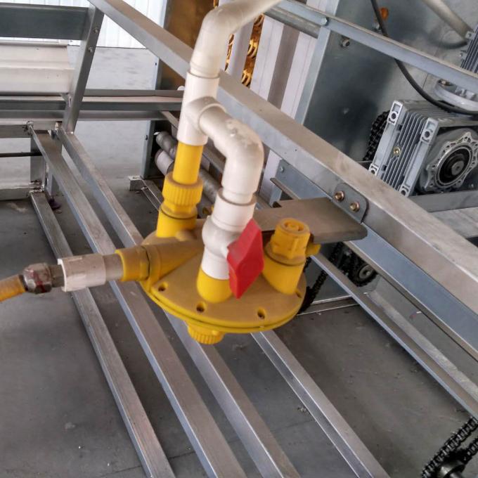 Battery Power Layer Chicken Cage With Belt / Scraper Manure Removal System